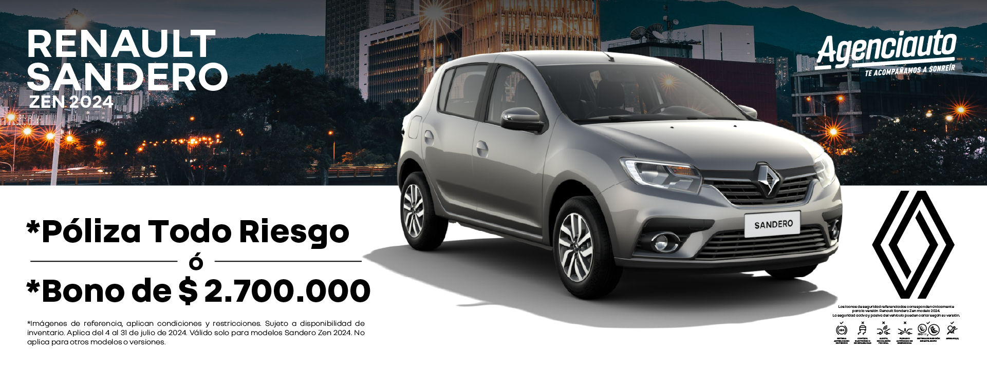 Renault Sandero - Características - Renault Agenciauto